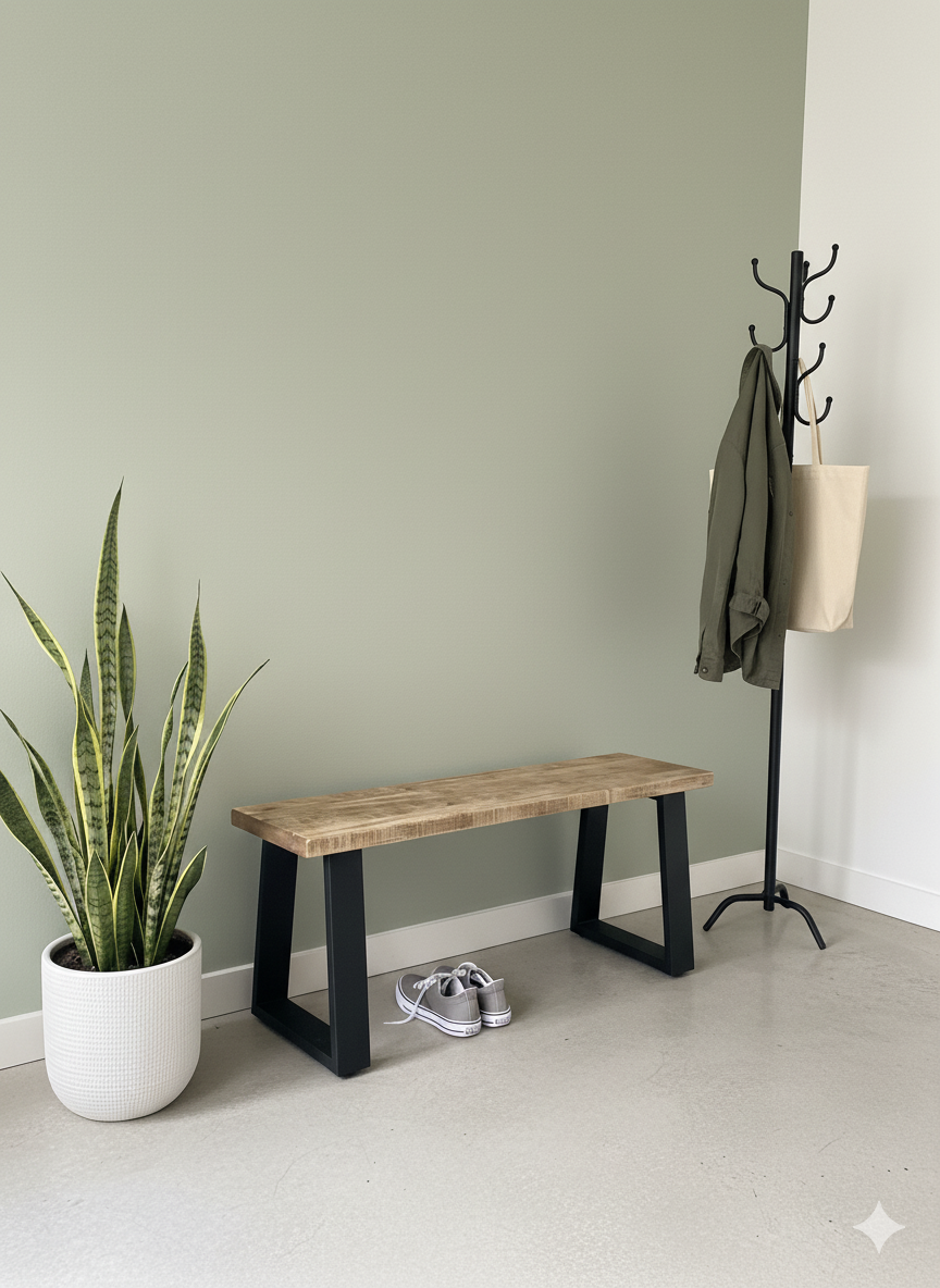 Modern industrial bench – Pipe And Wood Designs